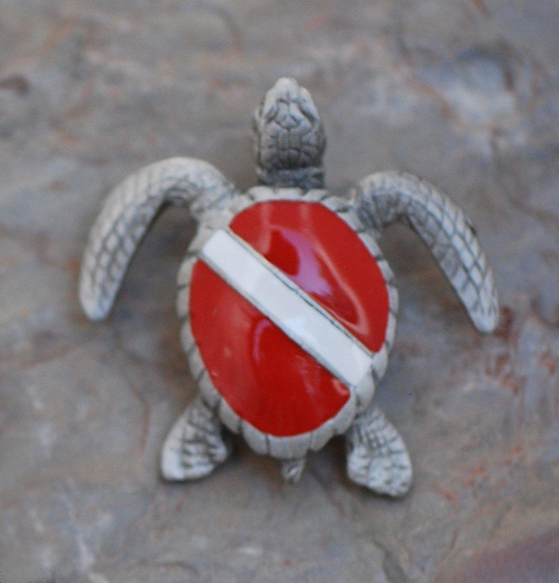 Dive Turtle Pin- Gifts for Scuba Divers, Pins for Scuba Divers, Dive C